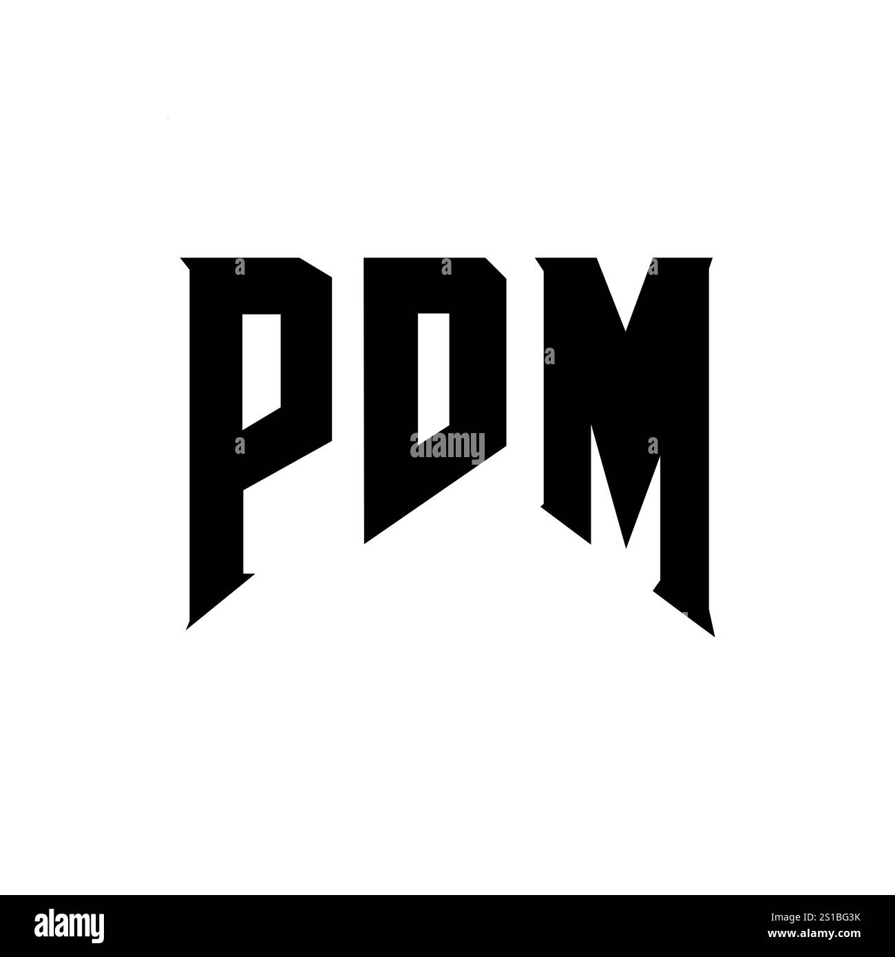 PDM letter logo design for technology company. PDM logo design black ...