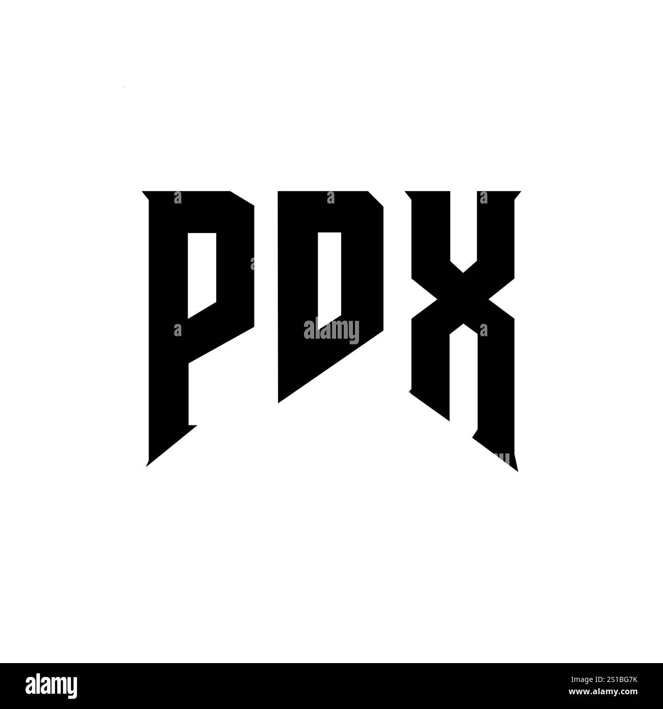 Pdx logo design Stock Vector Images - Alamy