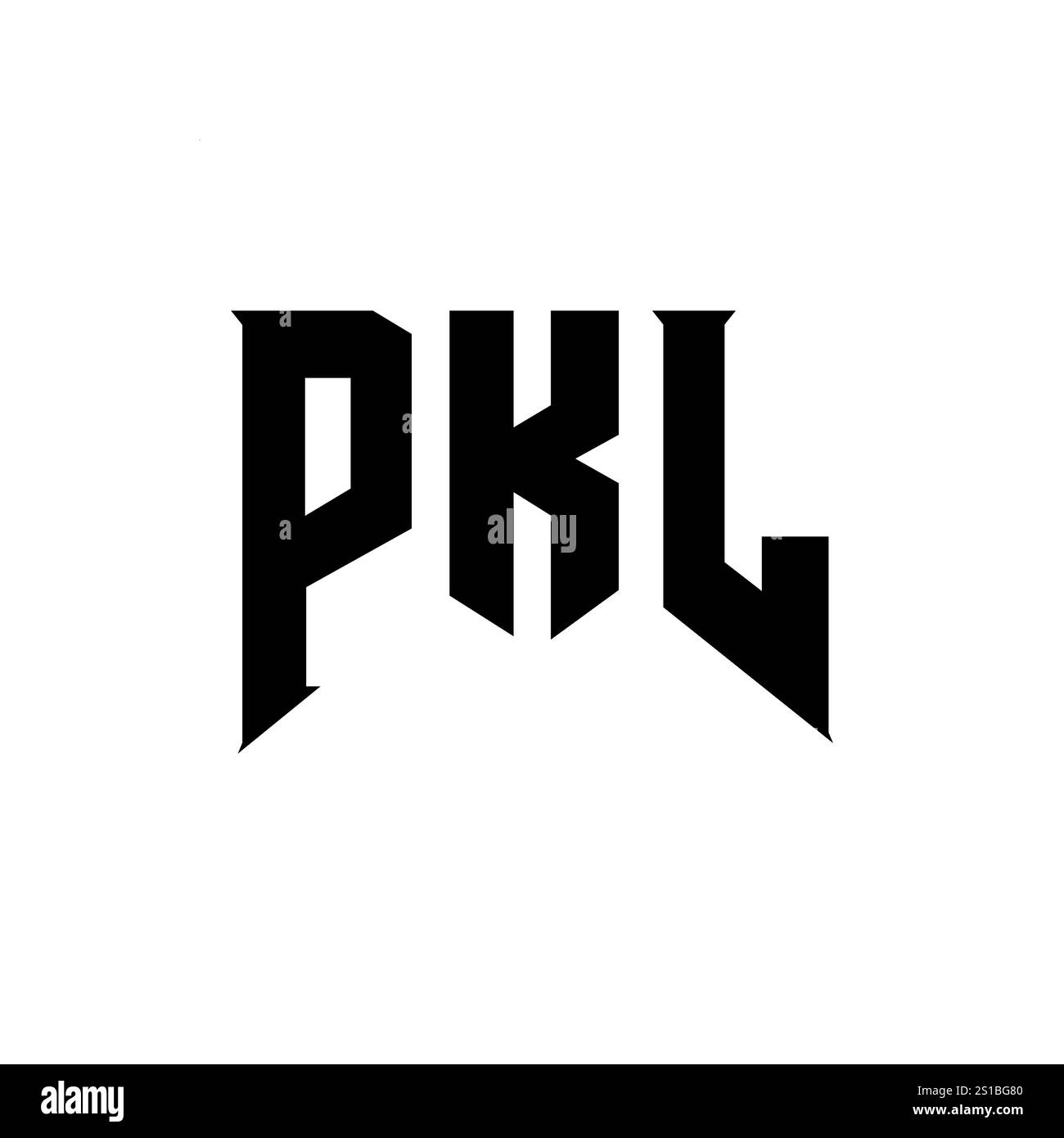PKL letter logo design for technology company. PKL logo design black ...