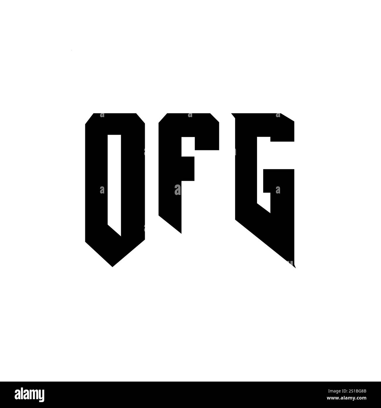 OFG letter logo design for technology company. OFG logo design black ...