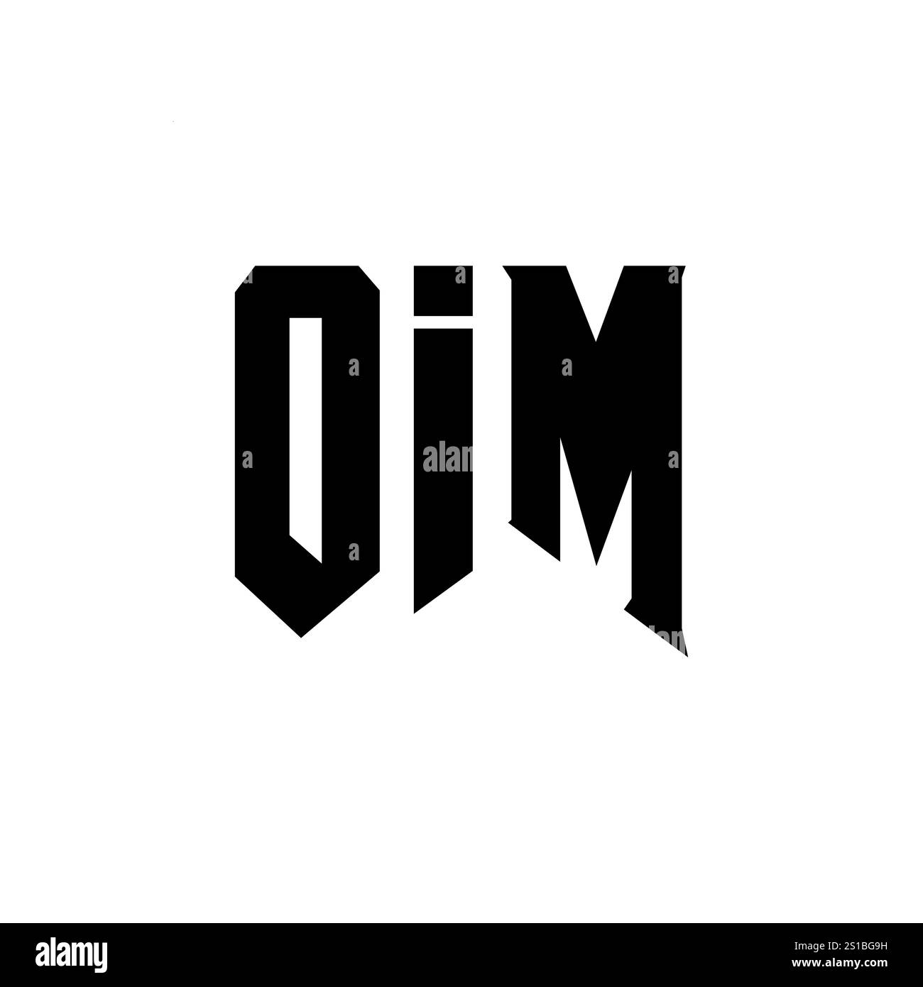 OIM letter logo design for technology company. OIM logo design black ...