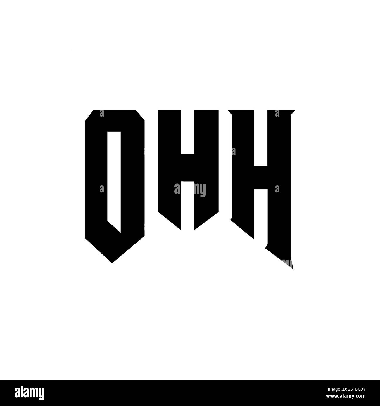 Ohh business company logo Stock Vector Images - Alamy