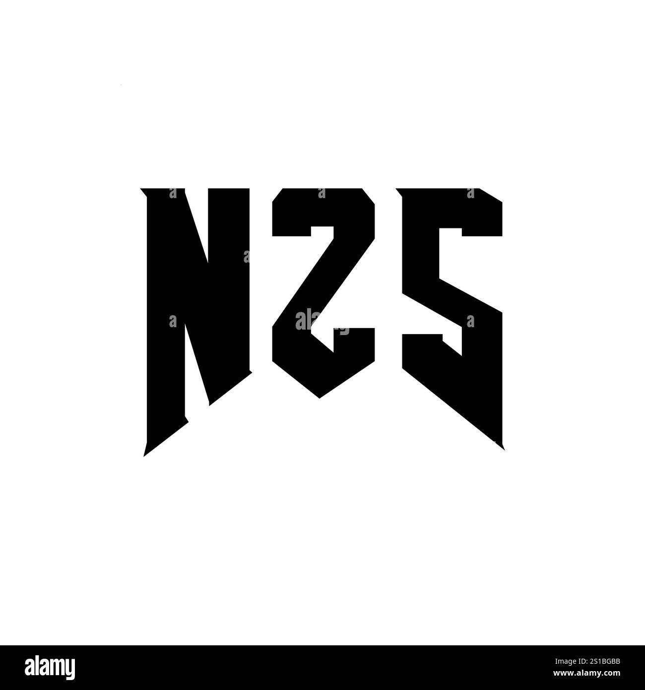 NZS letter logo design for technology company. NZS logo design black ...