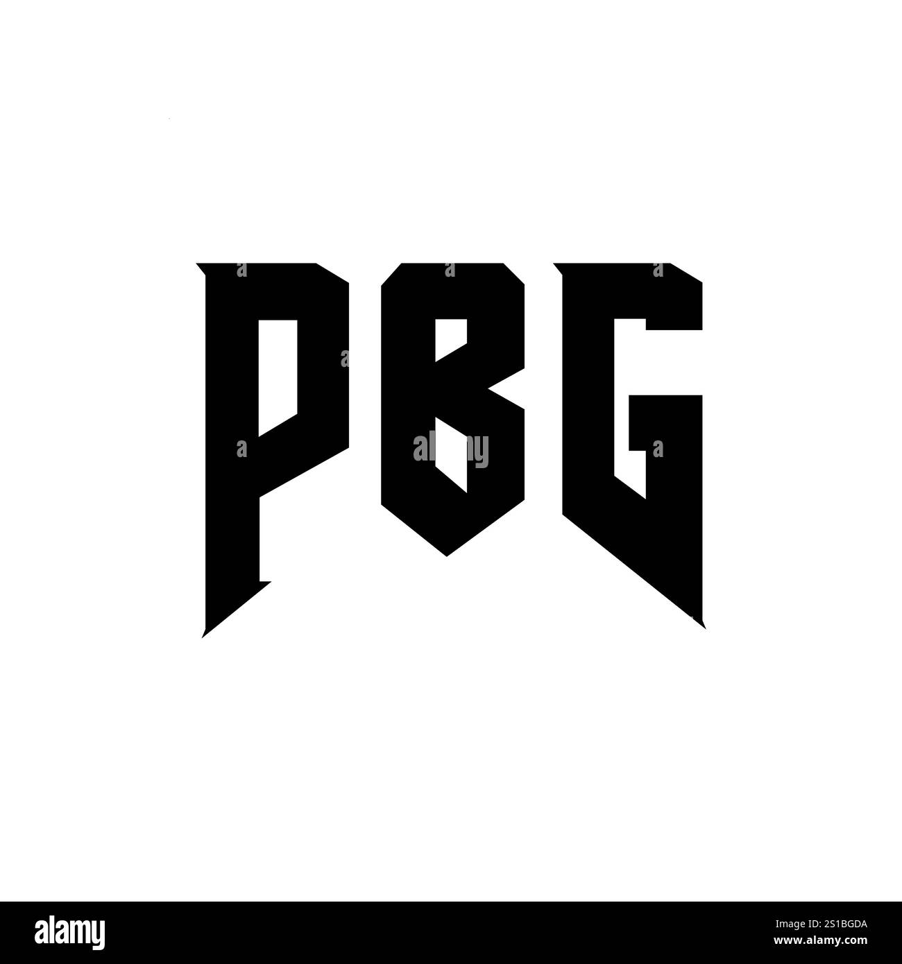 PBG letter logo design for technology company. PBG logo design black ...