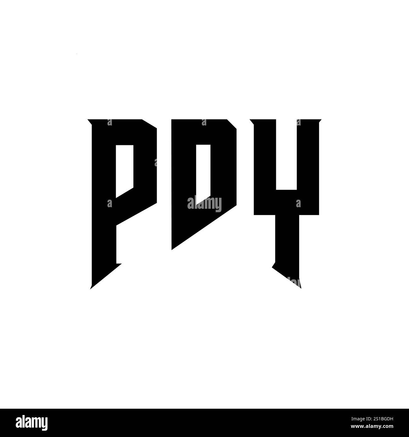 Pdy logo design Stock Vector Images - Alamy