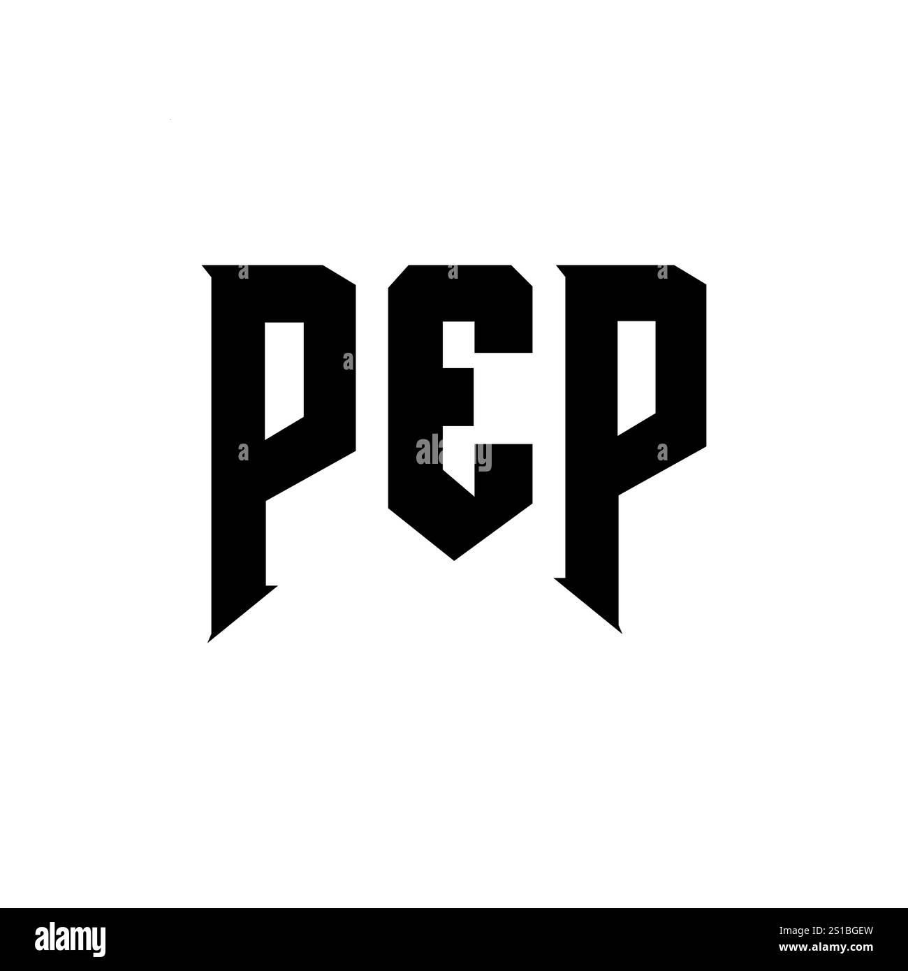 PEP letter logo design for technology company. PEP logo design black ...