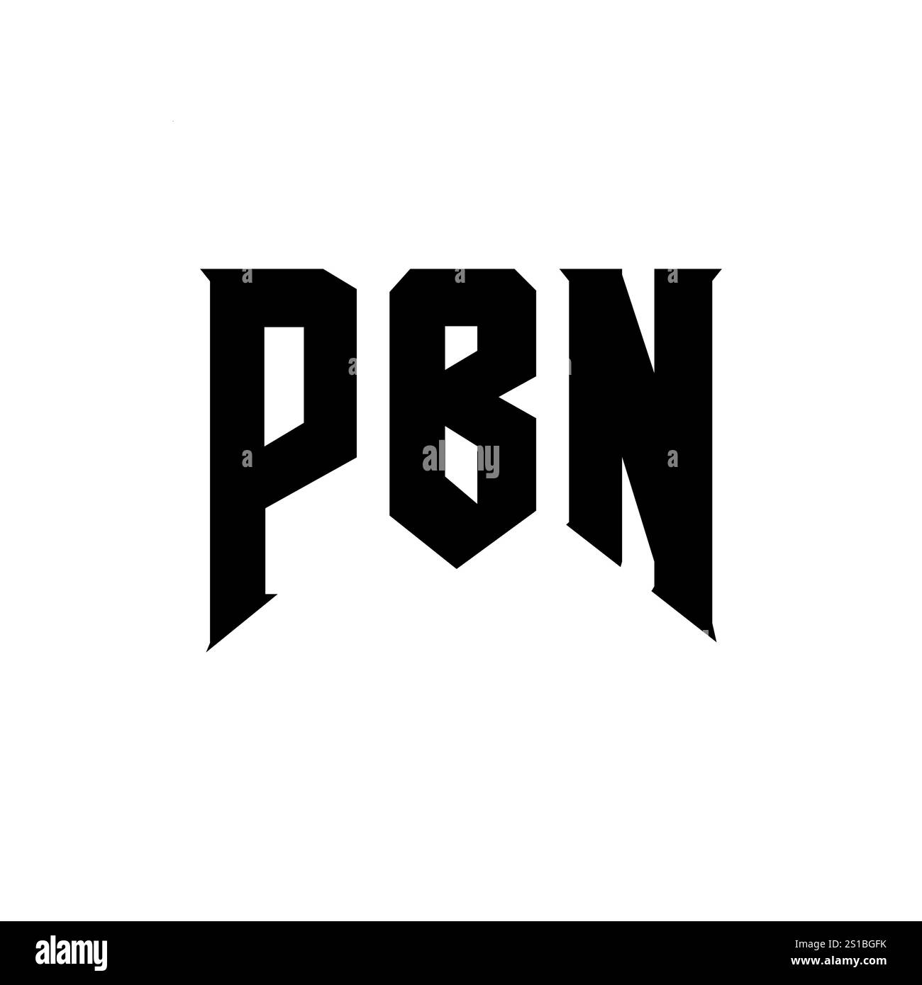 Pbn logo design Stock Vector Images - Alamy