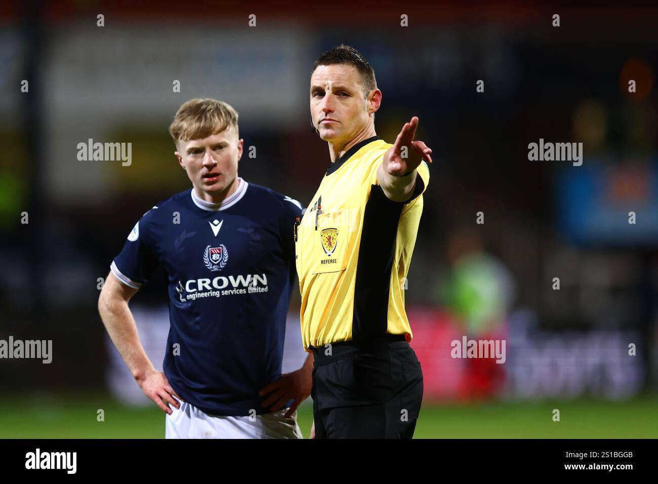 2nd January 2025; Dens Park, Dundee, Scotland: Scottish Premiership ...