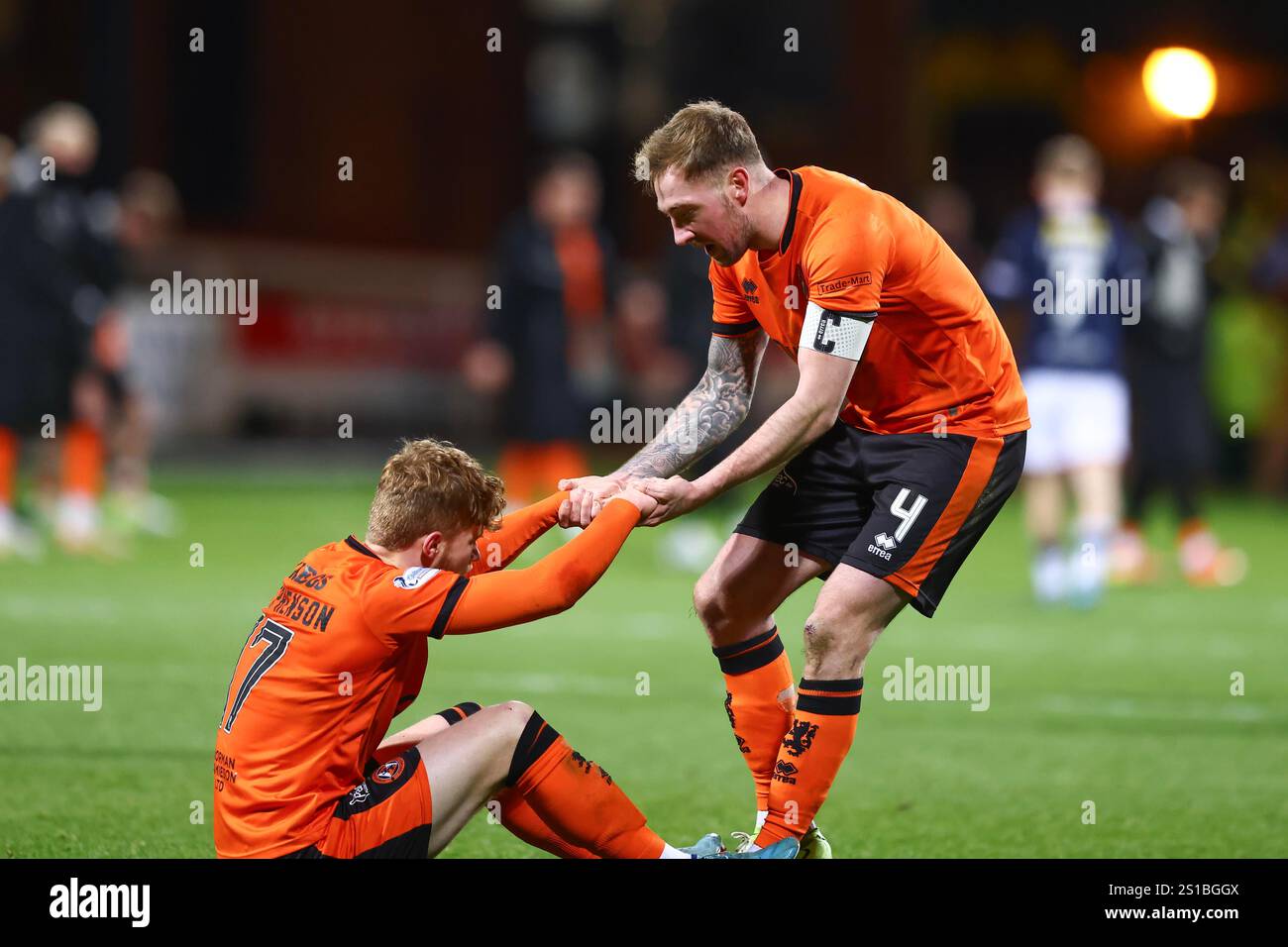 2nd January 2025; Dens Park, Dundee, Scotland: Scottish Premiership ...