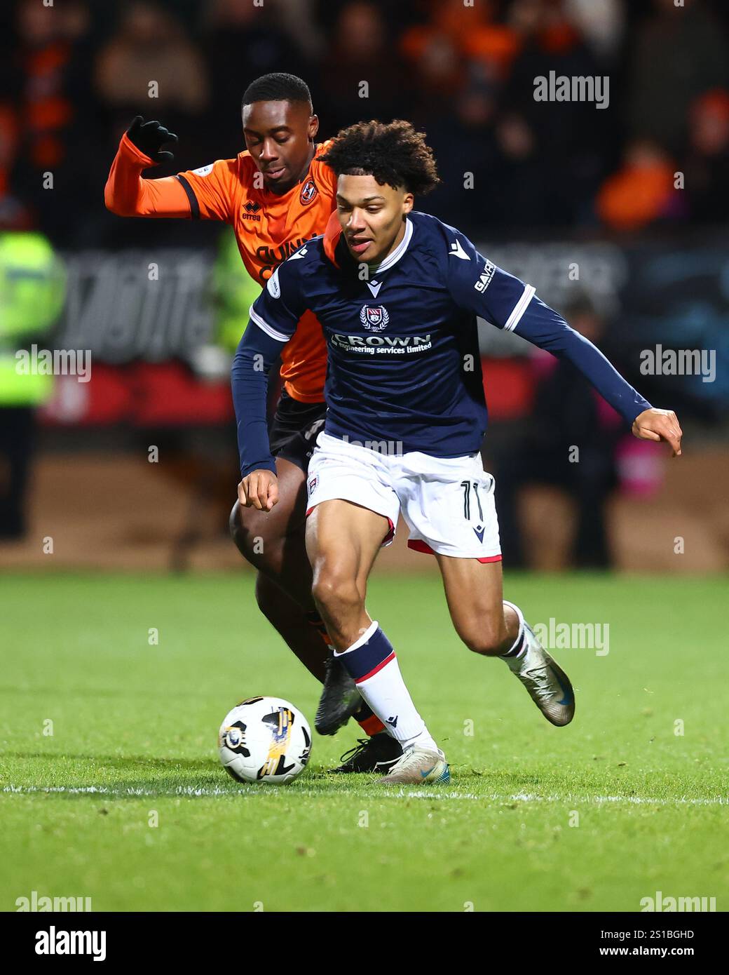 2nd January 2025; Dens Park, Dundee, Scotland: Scottish Premiership ...