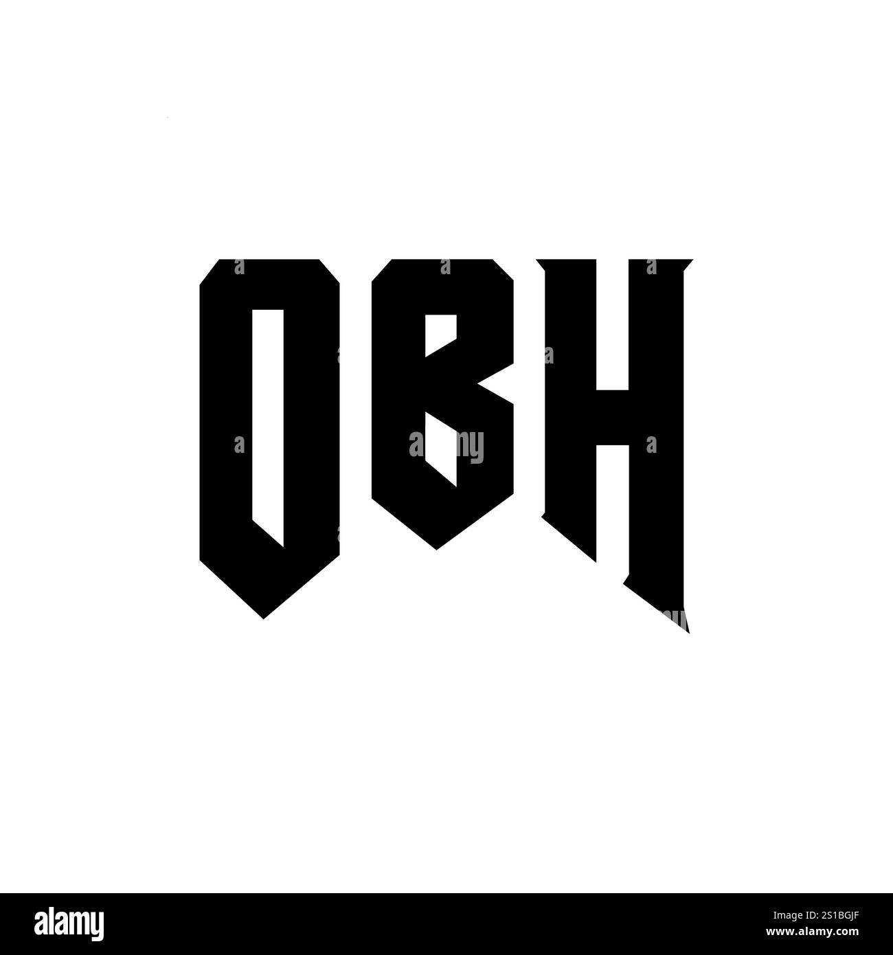 Obh logo design hi-res stock photography and images - Alamy