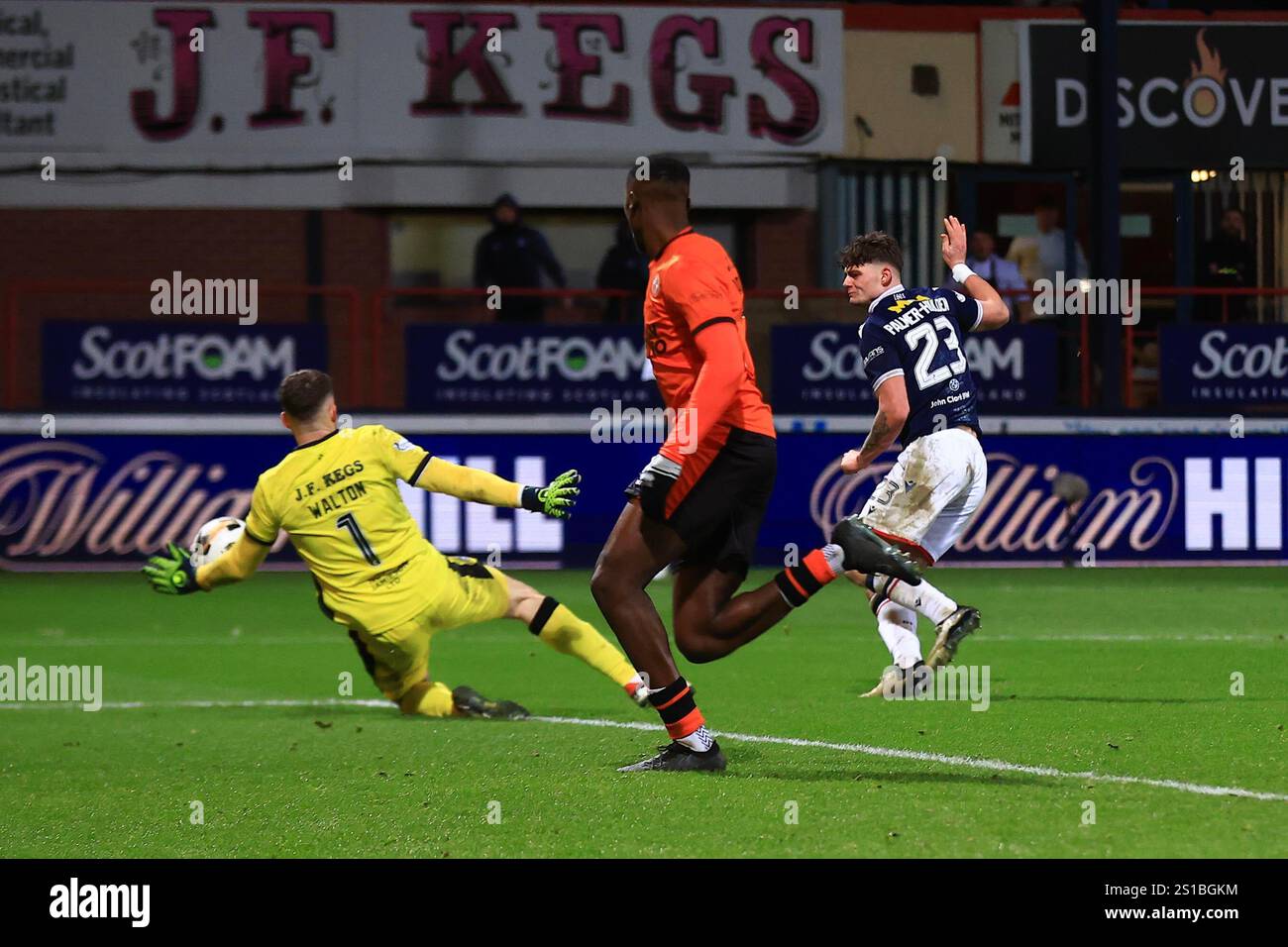 2nd January 2025; Dens Park, Dundee, Scotland: Scottish Premiership ...