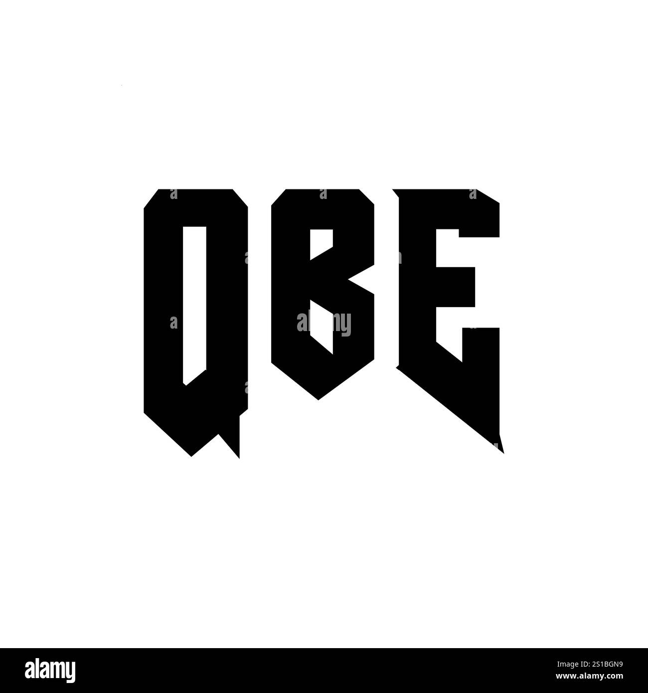 Qbe logo design Stock Vector Images - Alamy