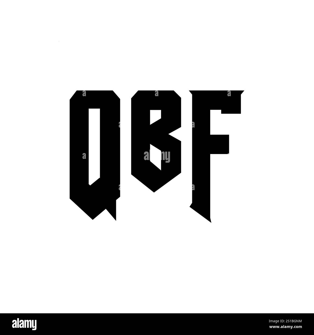 Qbf technology company logo Stock Vector Images - Alamy