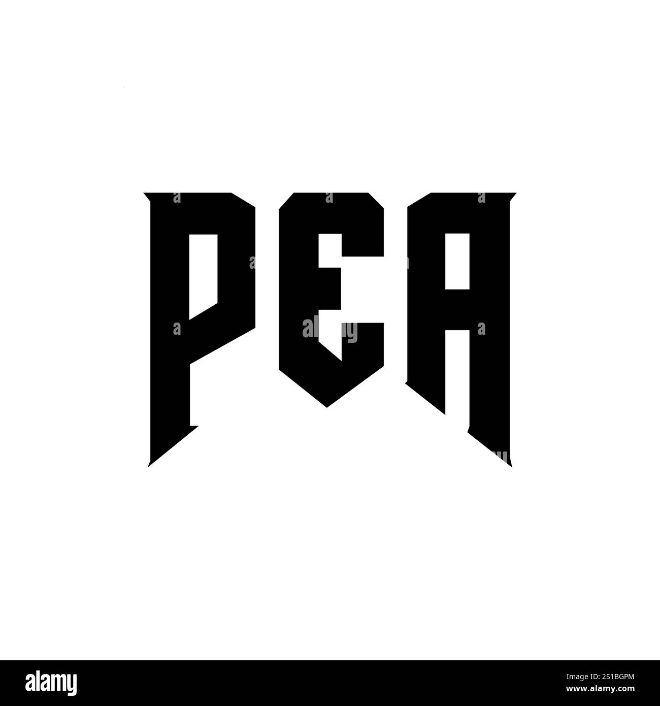 PEA letter logo design for technology company. PEA logo design black ...