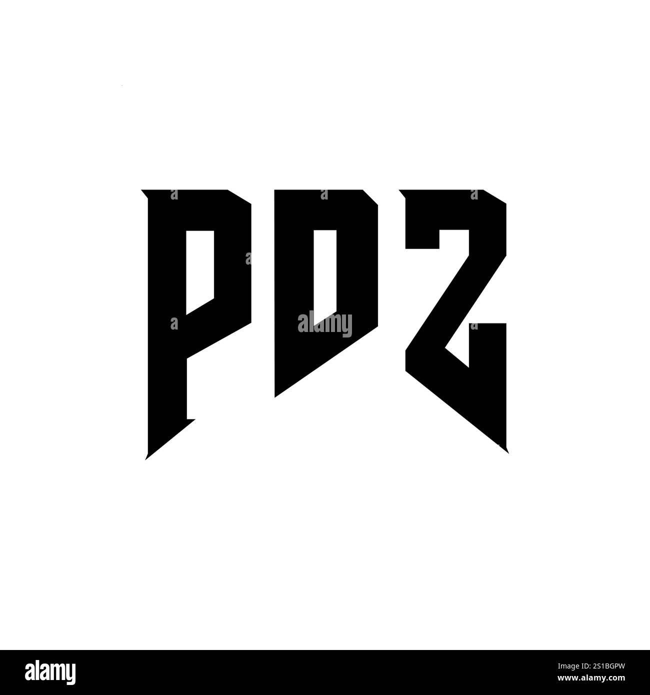 Pdz logo design hi-res stock photography and images - Alamy