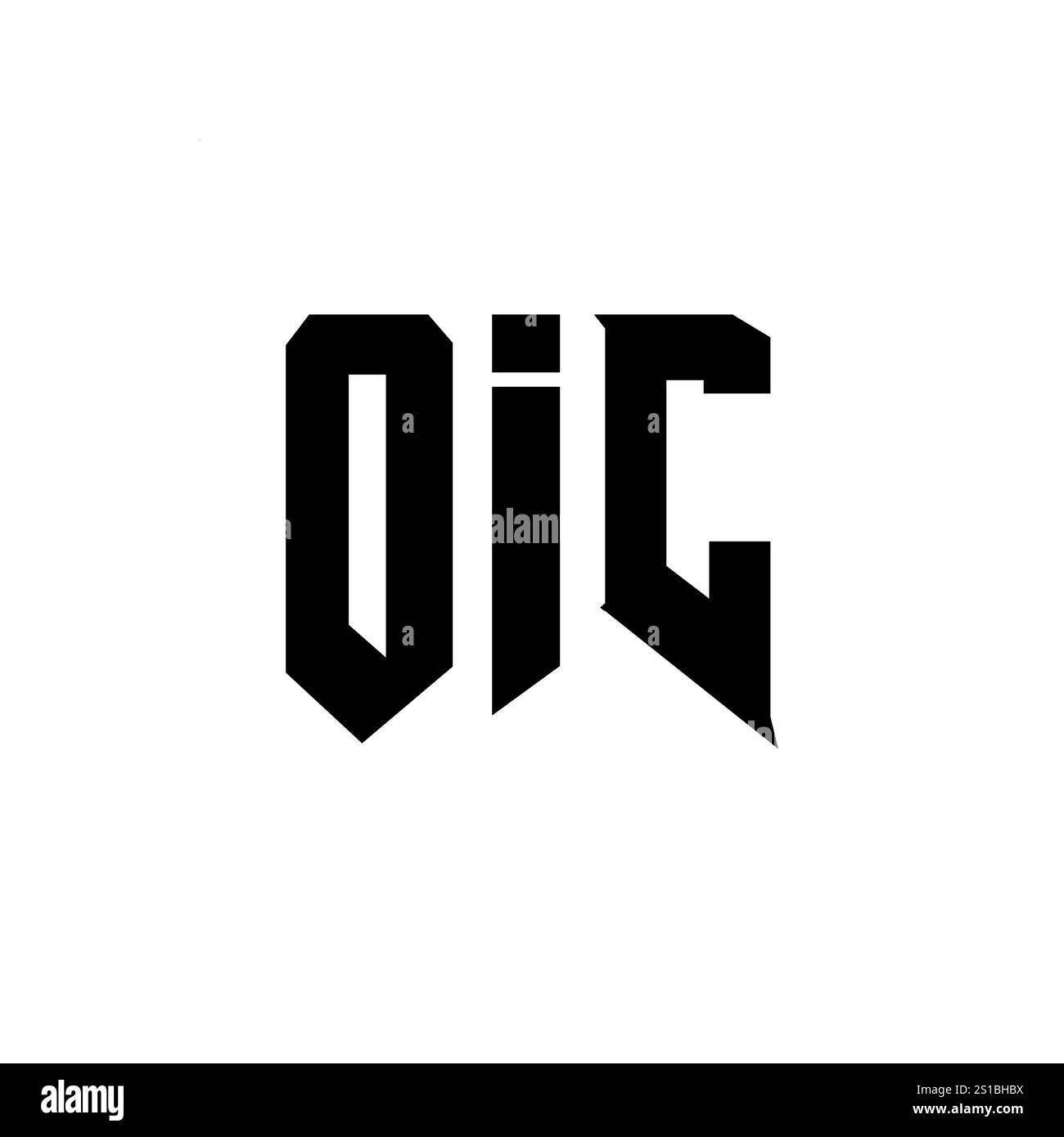 Oic logo design hi-res stock photography and images - Alamy