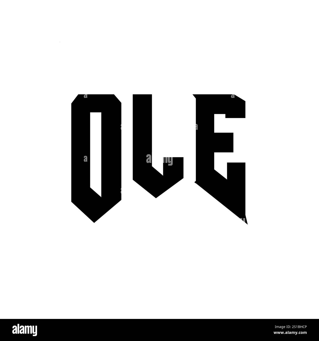 OLE letter logo design for technology company. OLE logo design black ...