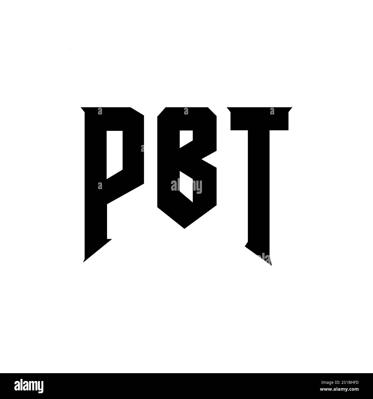PBT letter logo design for technology company. PBT logo design black ...