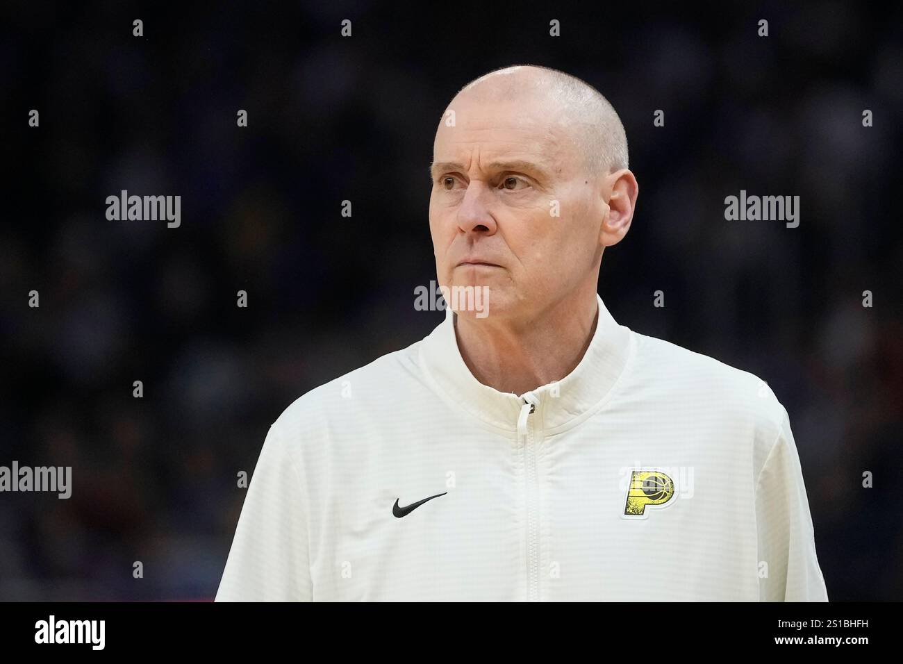 Indiana Pacers head coach Rick Carlisle during an NBA basketball game ...