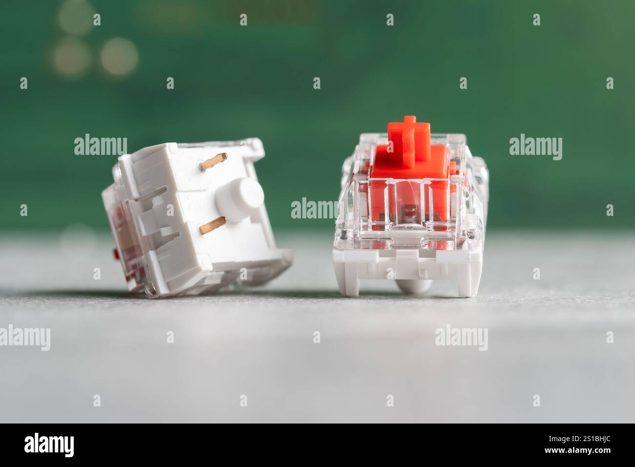 Two spare keys for mechanical keyboard Stock Photo - Alamy