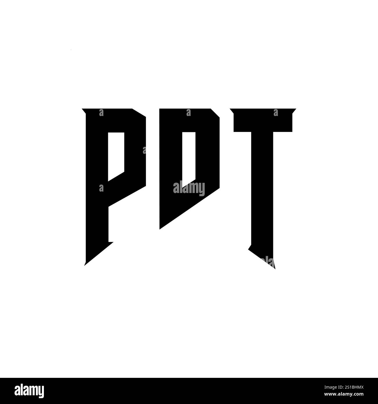 PDT letter logo design for technology company. PDT logo design black ...