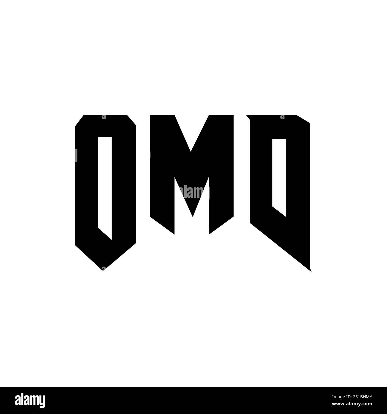 OMD letter logo design for technology company. OMD logo design black ...