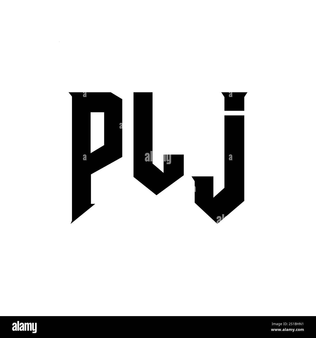 Plj logo design hi-res stock photography and images - Alamy