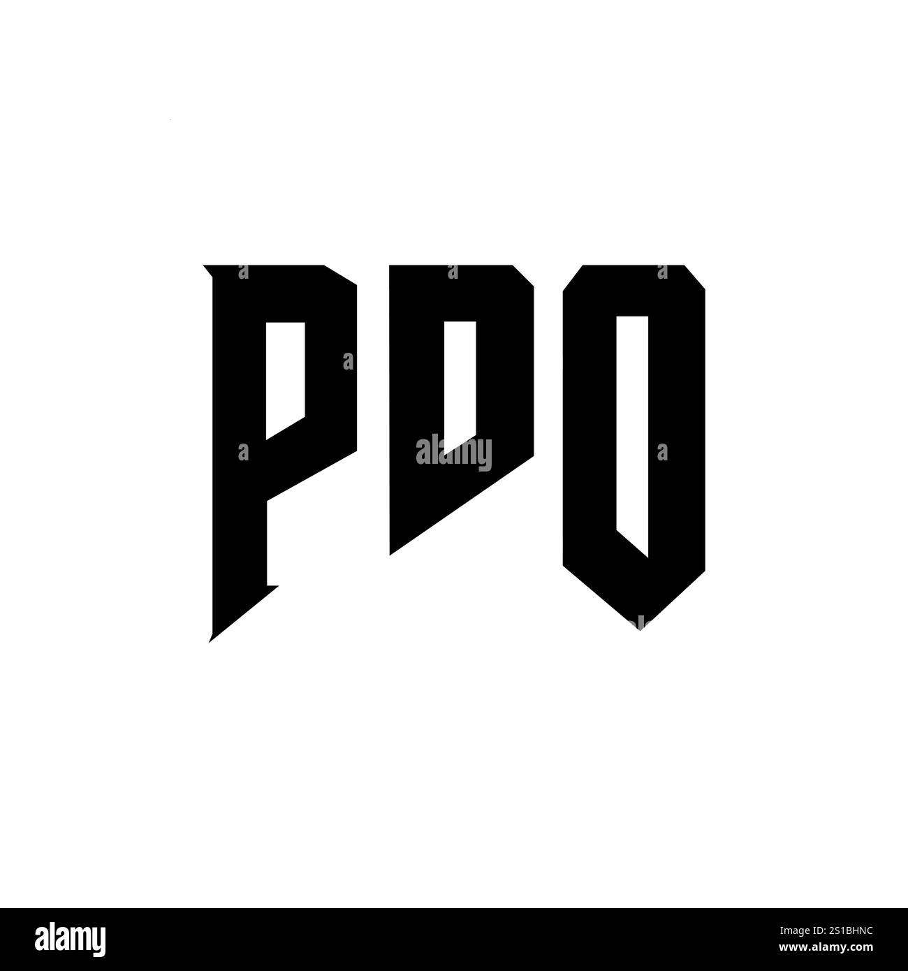 PDO letter logo design for technology company. PDO logo design black ...