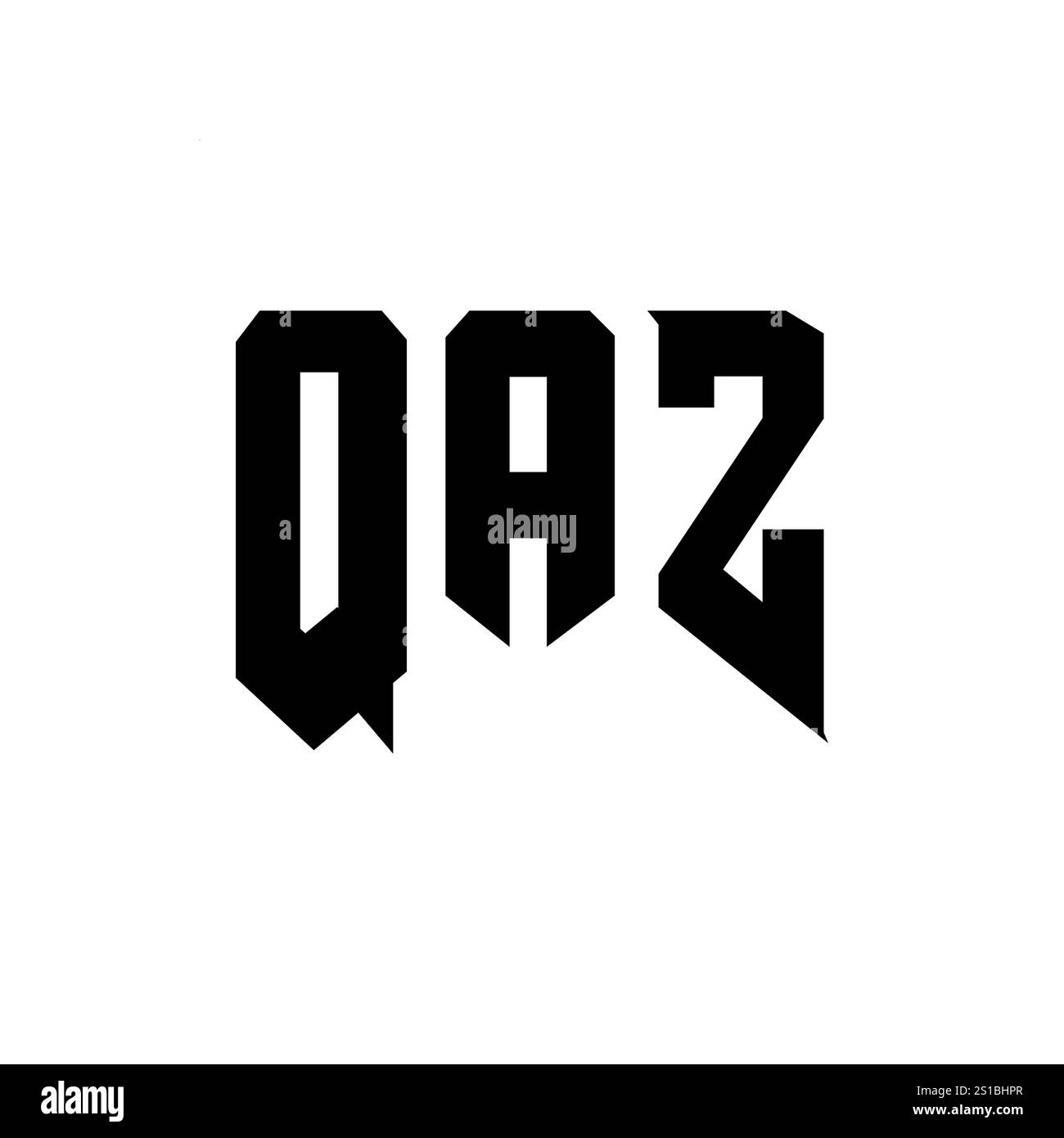 Qaz logo design hi-res stock photography and images - Alamy