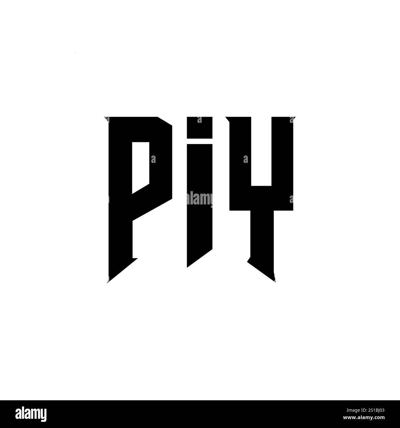 Piy logo design hi-res stock photography and images - Alamy