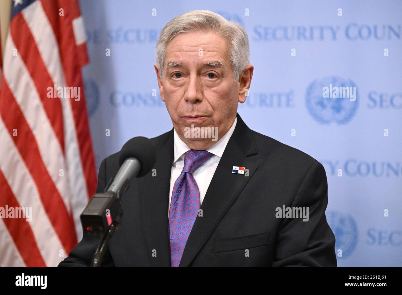 New York, USA. 02nd Jan, 2025. Ambassador Eloy Alfaro de Alba, Panama's ...