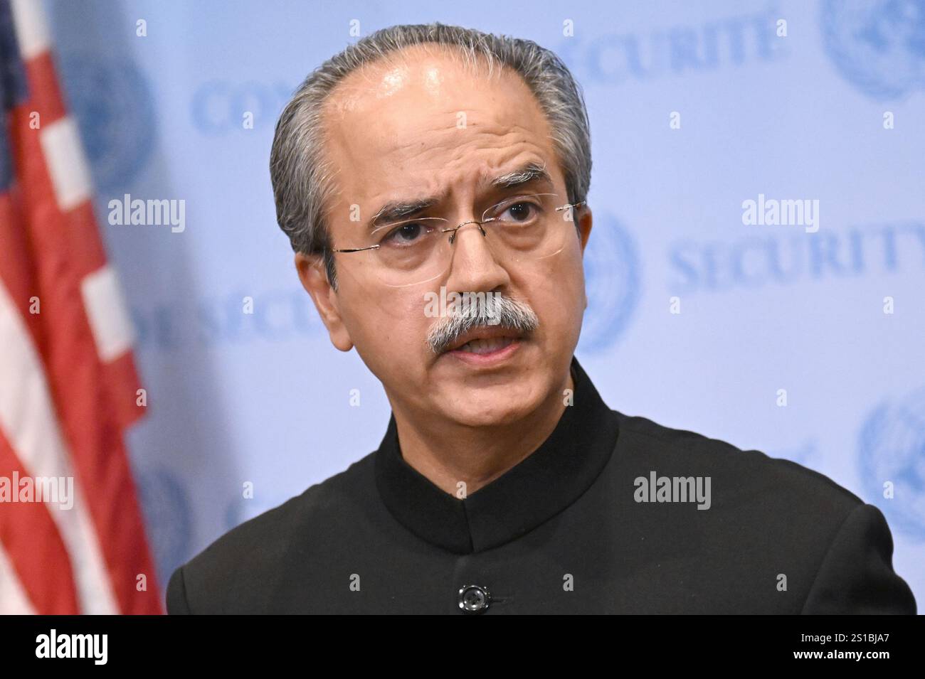 New York, USA. 02nd Jan, 2025. Ambassador Asim Iftikhar, Pakistan's ...