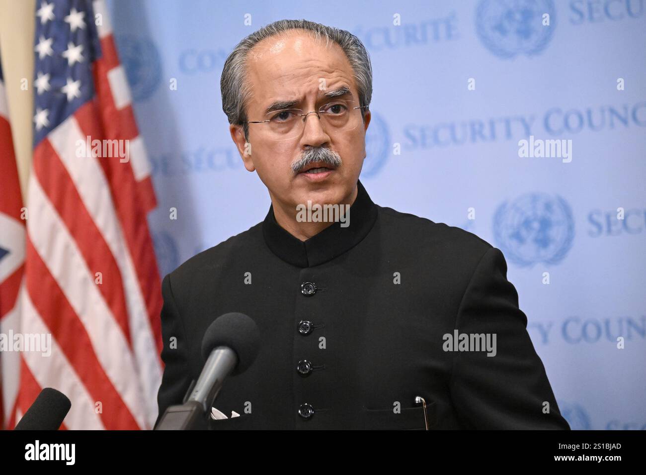 New York, USA. 02nd Jan, 2025. Ambassador Asim Iftikhar, Pakistan's ...