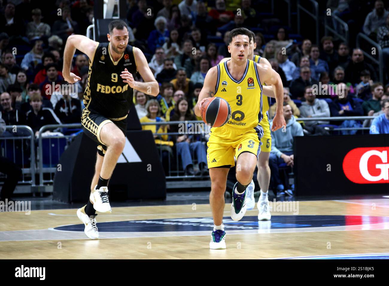 Berlin, Deutschland. 02nd Jan, 2025. 02.01.2025, EuroLeague, ALBA vs ...