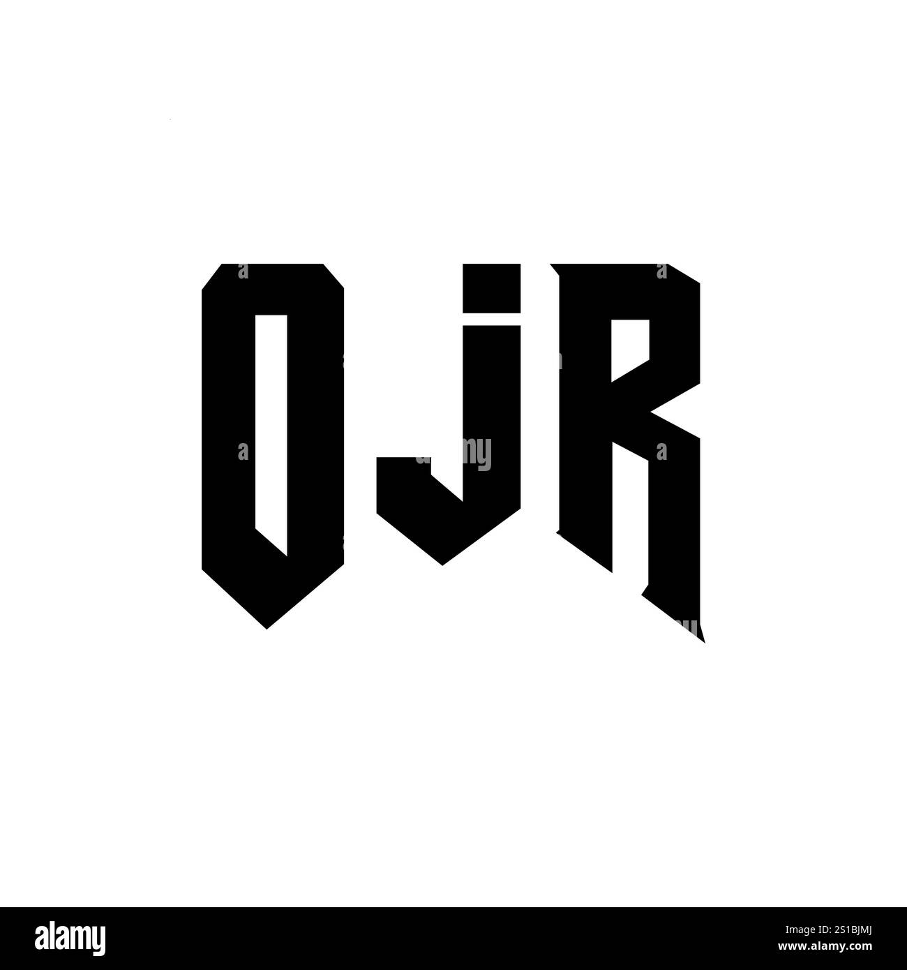 Ojr logo design hi-res stock photography and images - Alamy