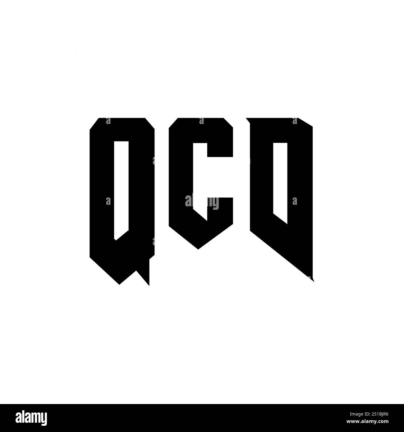 QCD letter logo design for technology company. QCD logo design black ...