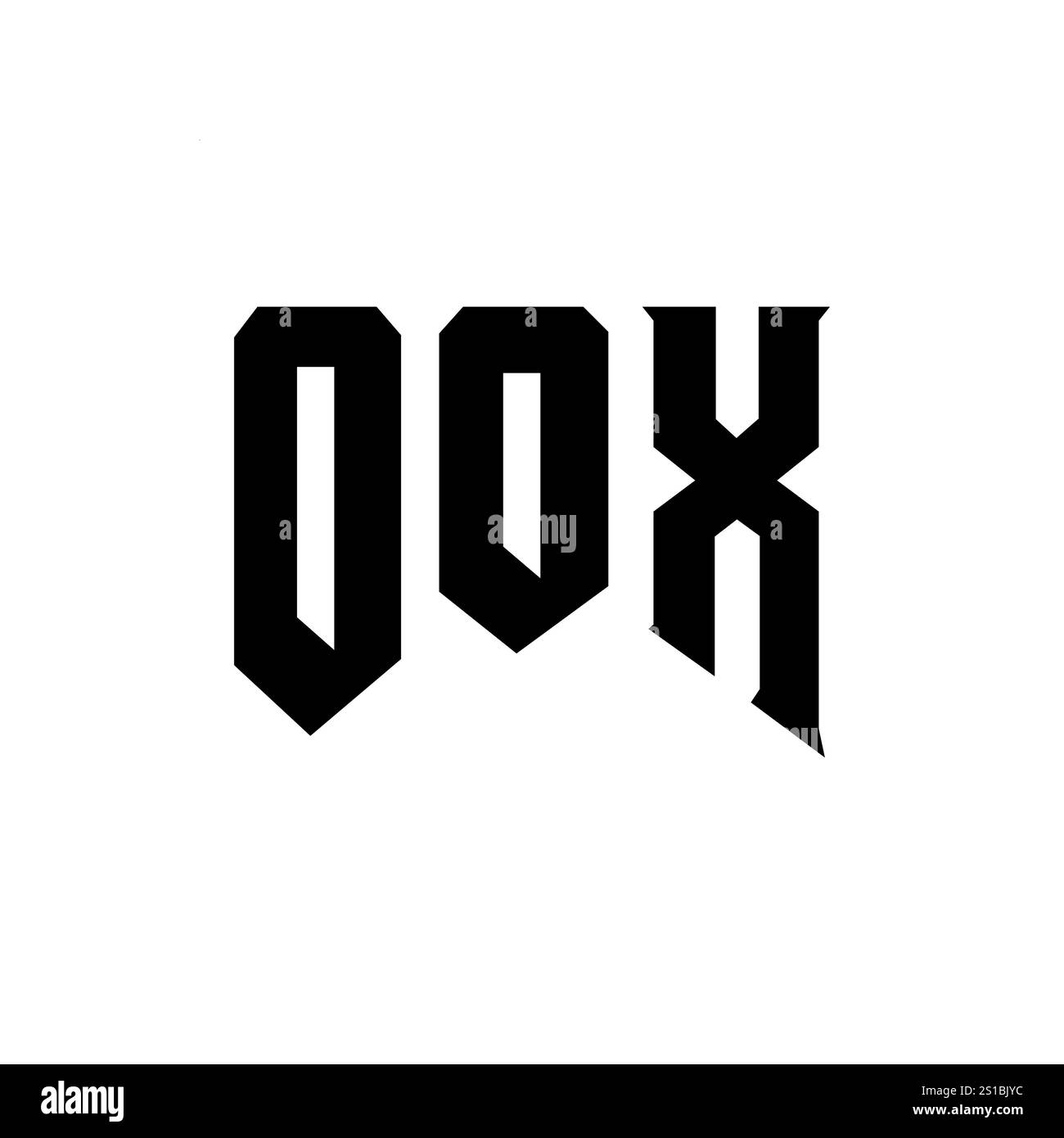 OOX letter logo design for technology company. OOX logo design black ...