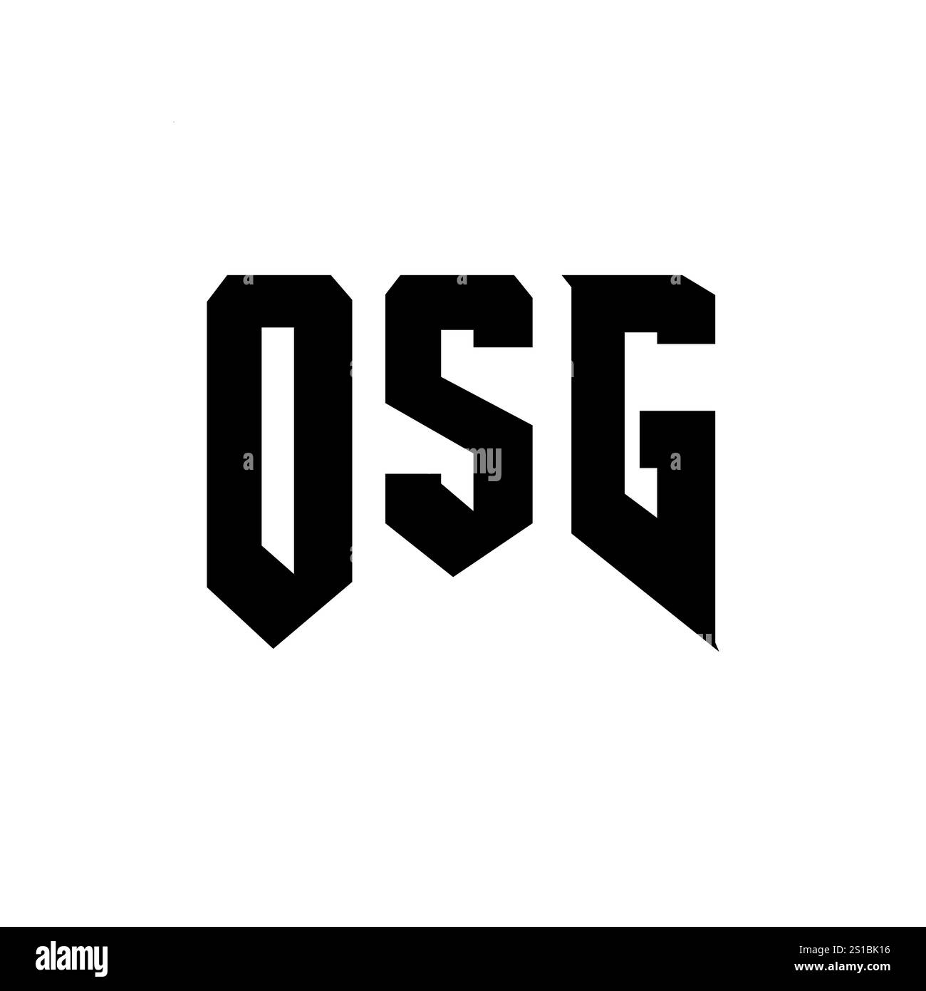 Osg logo design Stock Vector Images - Alamy
