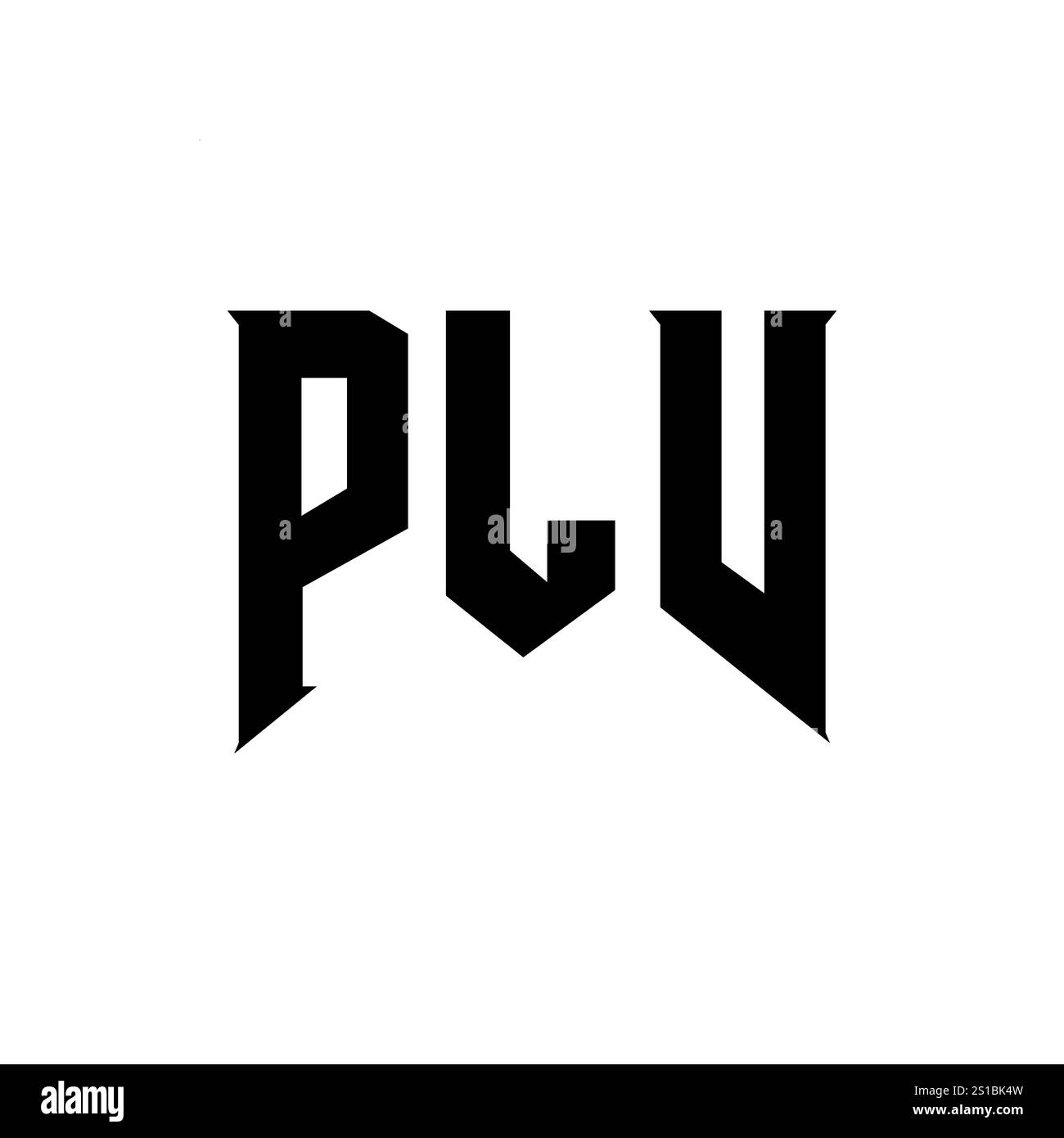 PLV letter logo design for technology company. PLV logo design black ...