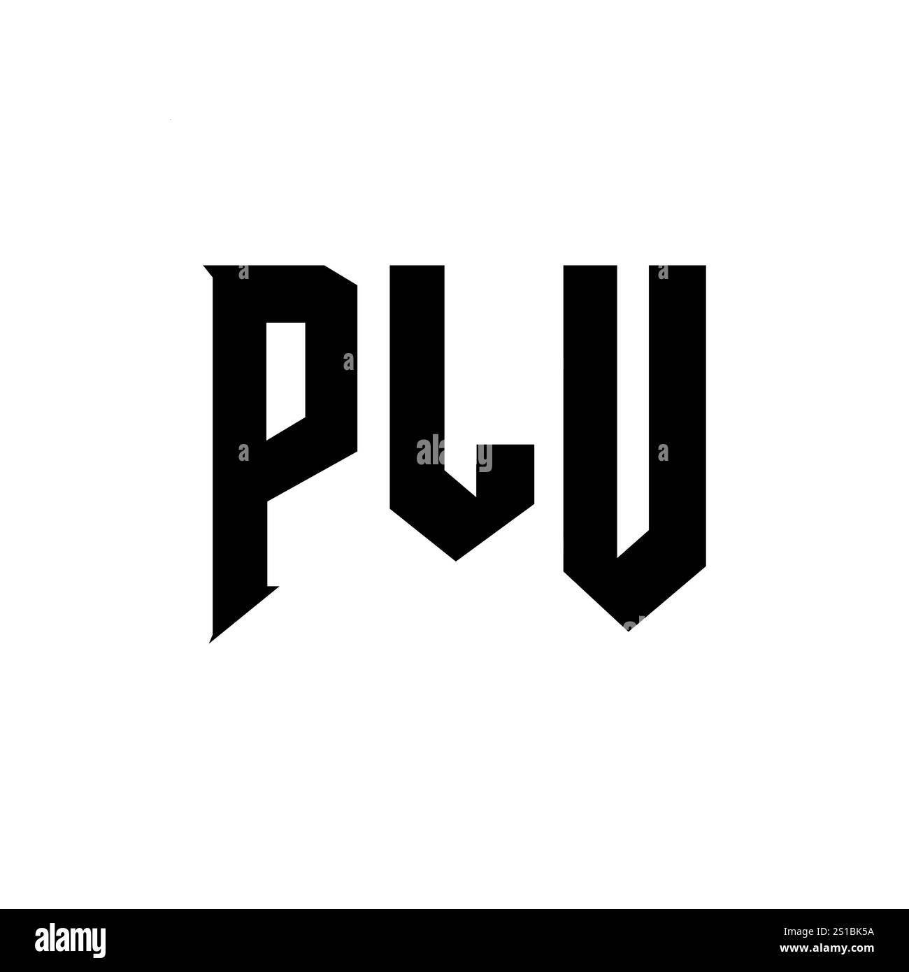 Plu logo design Stock Vector Images - Alamy