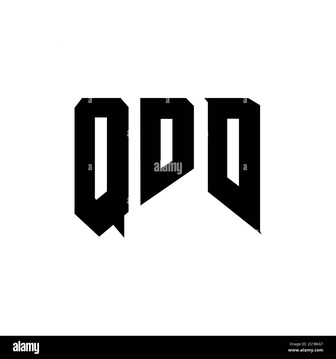 QDD letter logo design for technology company. QDD logo design black ...