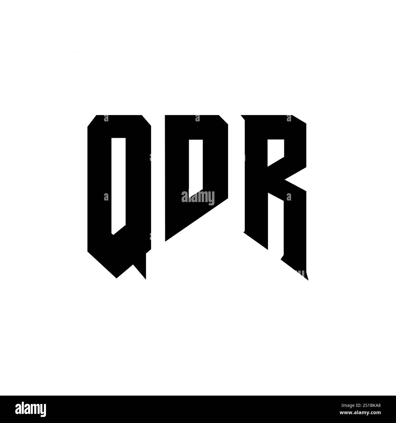 Qdr logo design Stock Vector Images - Alamy