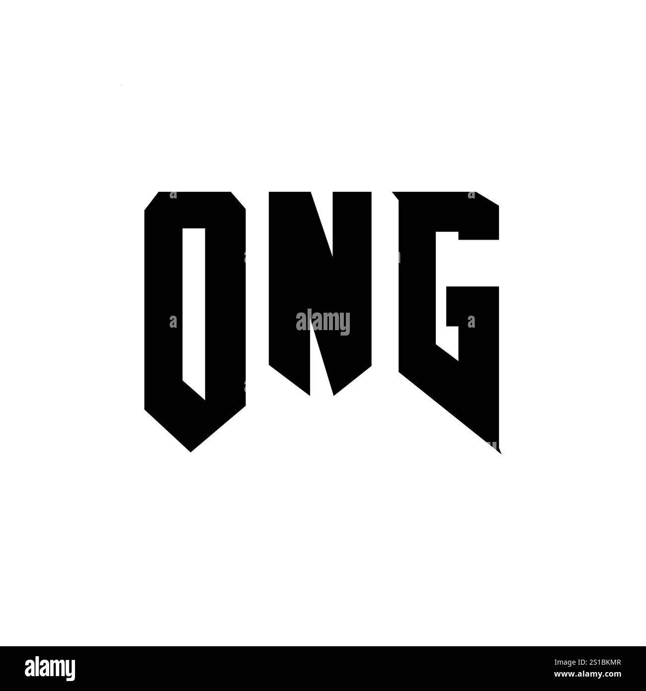 ONG letter logo design for technology company. ONG logo design black ...
