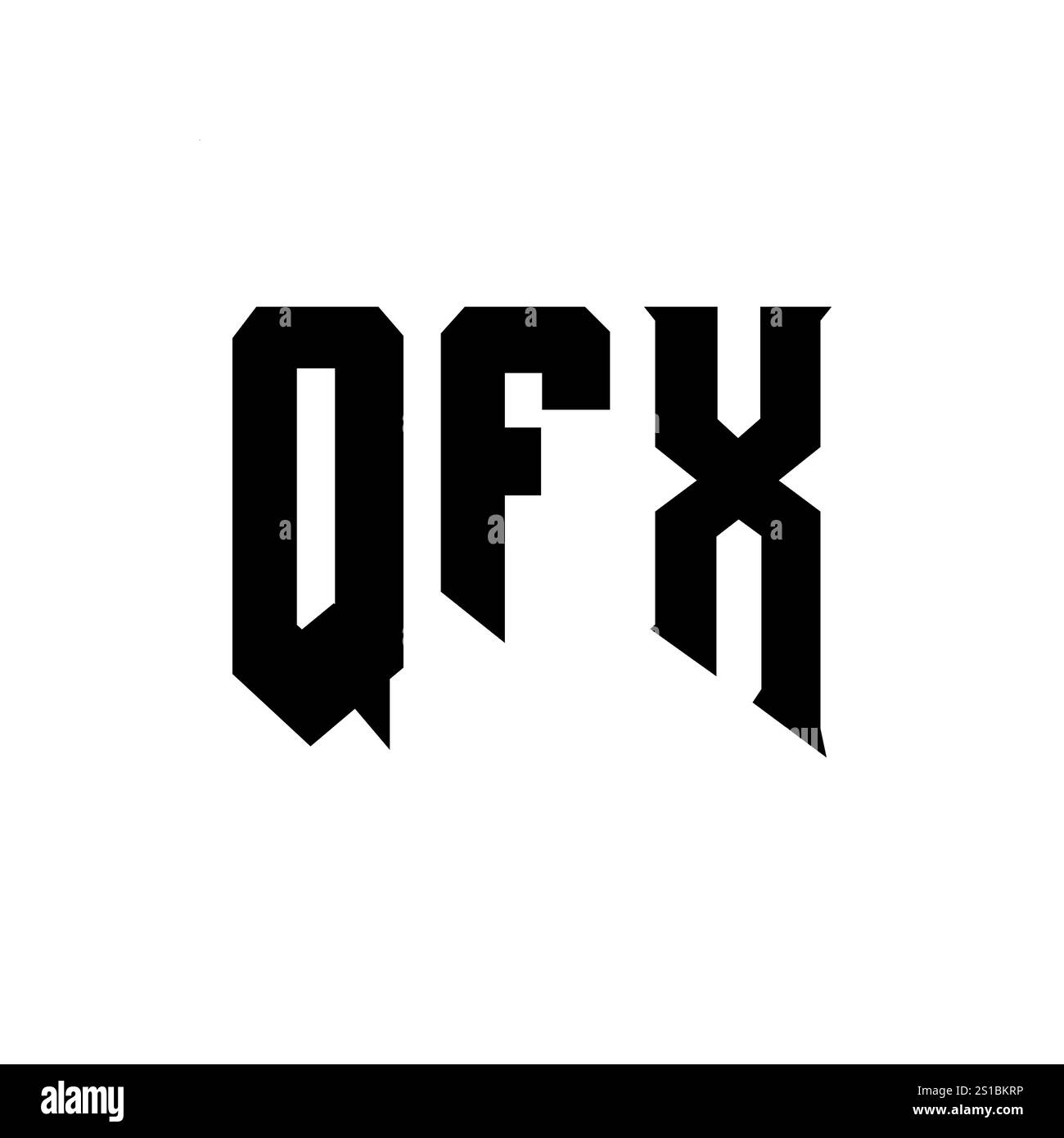 Qfx logo design hi-res stock photography and images - Alamy