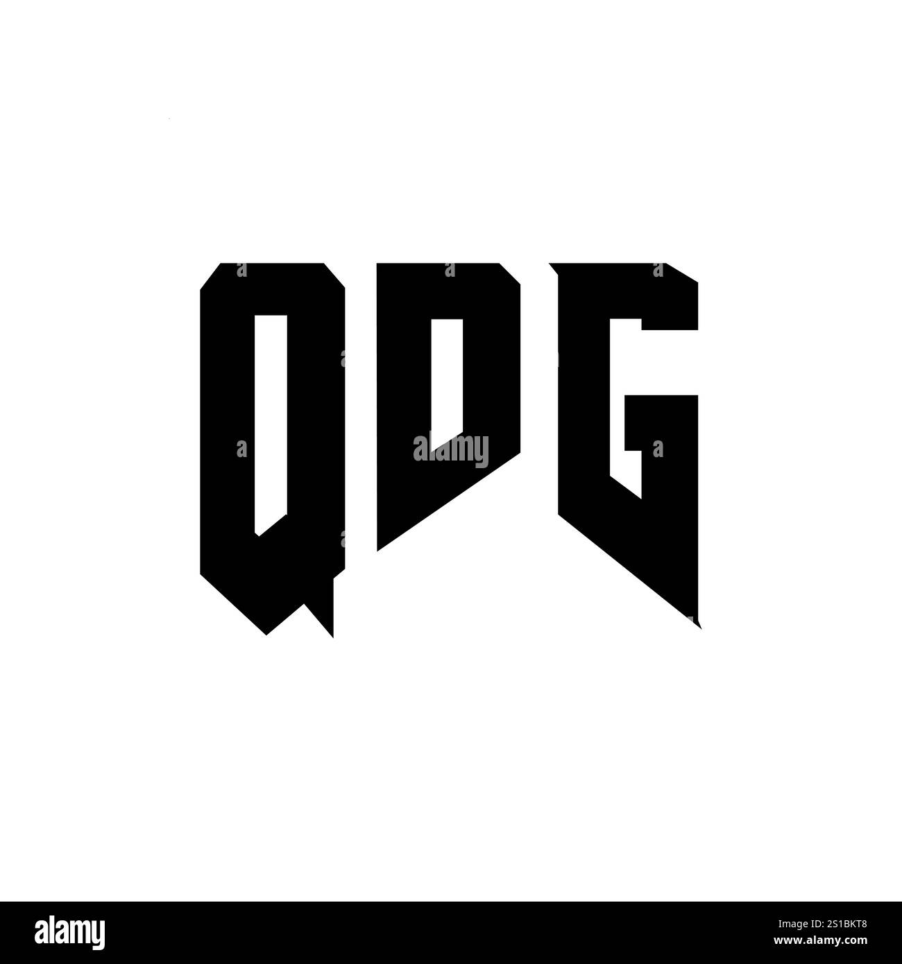 QDG letter logo design for technology company. QDG logo design black ...