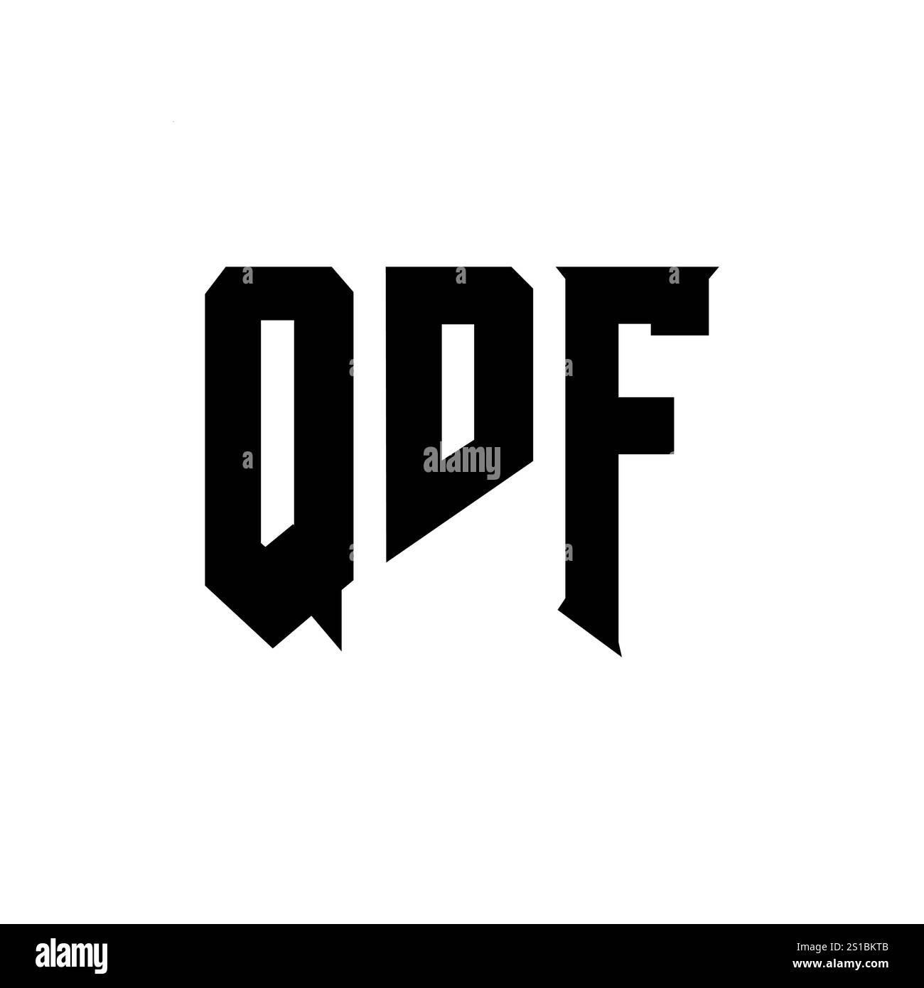 Qdf logo design hi-res stock photography and images - Alamy
