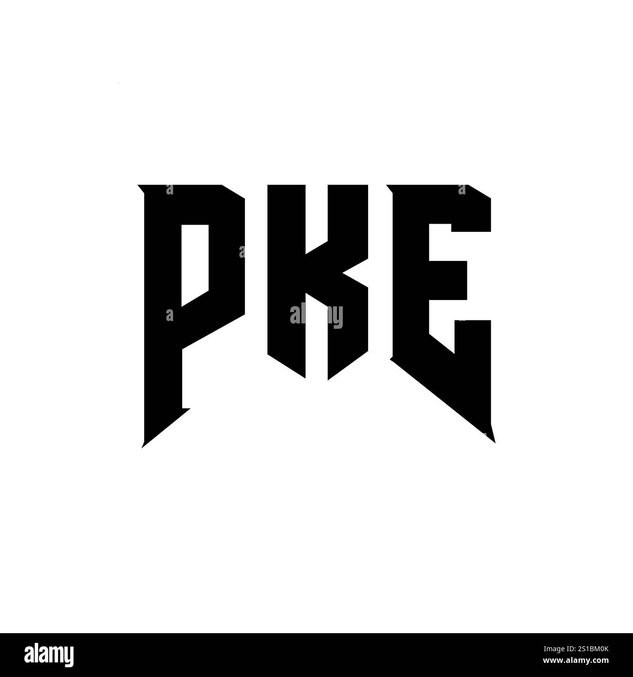 Pke logo design Stock Vector Images - Alamy