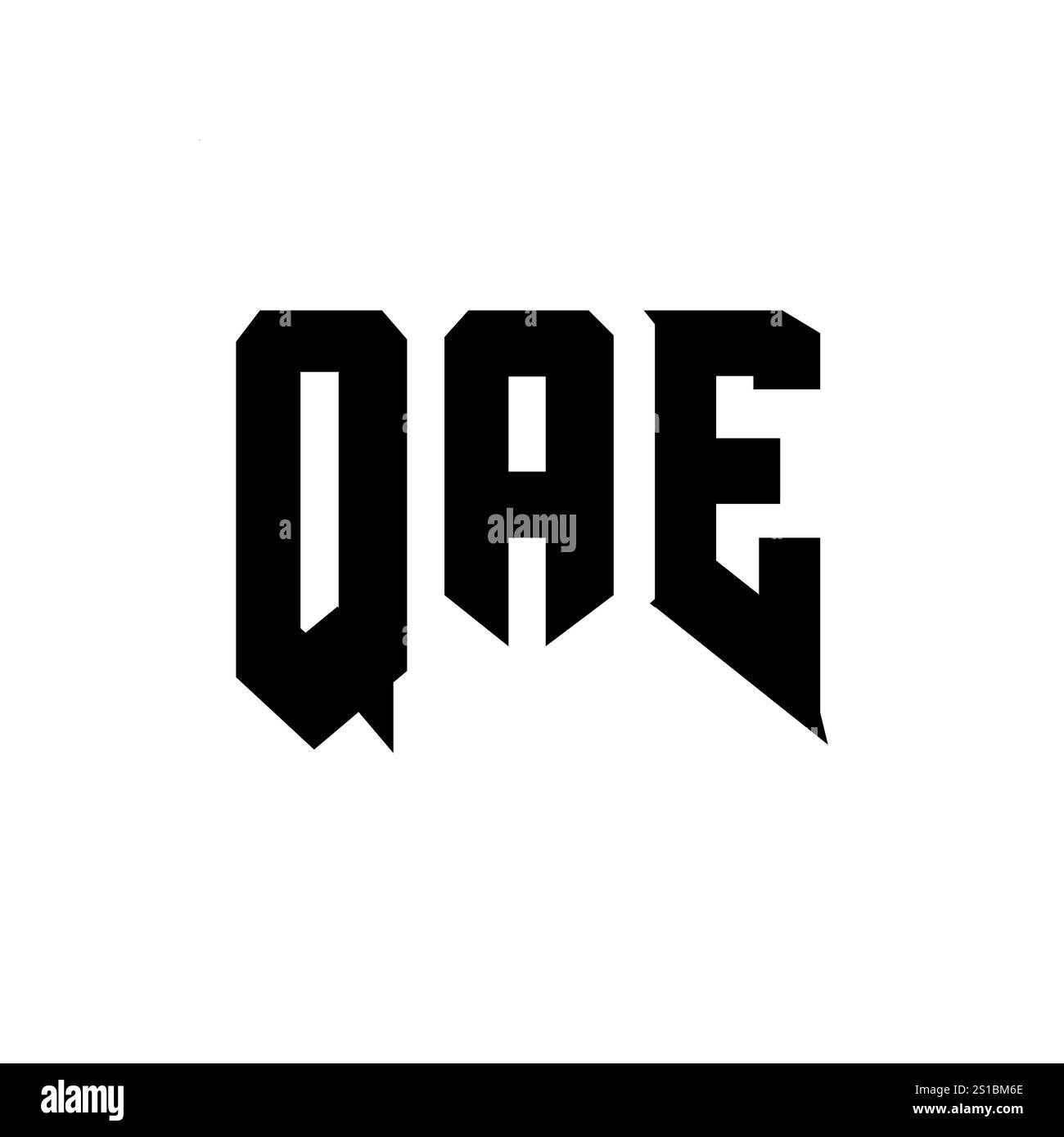 QAE letter logo design for technology company. QAE logo design black ...