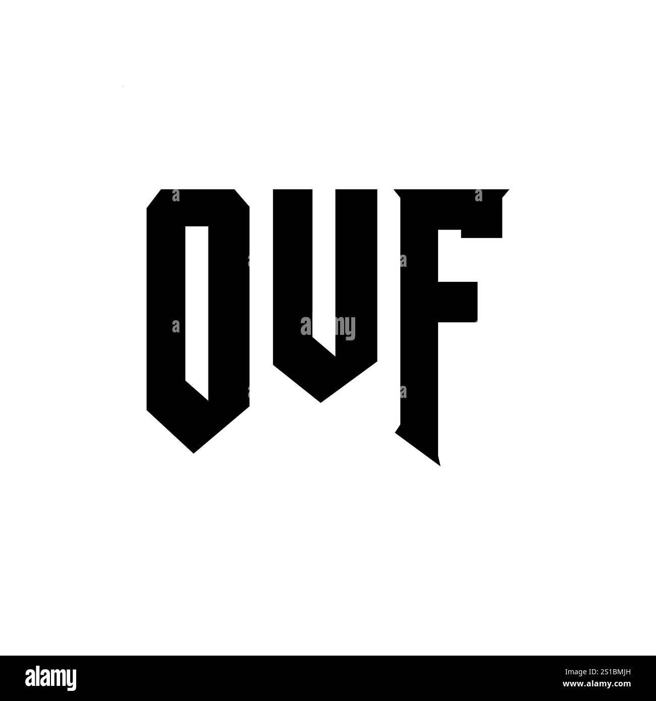 Ouf logo design Stock Vector Images - Alamy